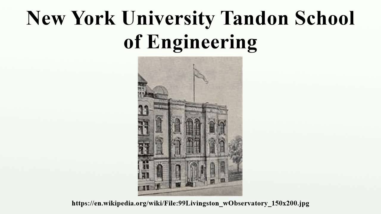 New York University Tandon School of Engineering - YouTube
