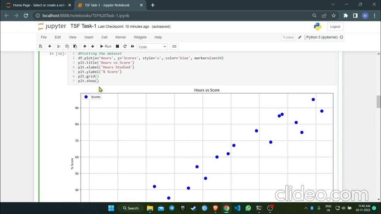TSF Task-1 Data Science & Business Analytics - YouTube