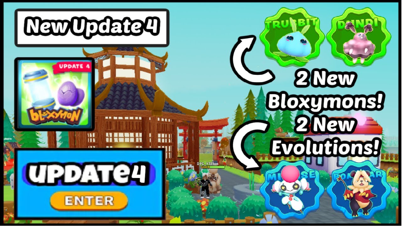 *Update 4* in Roblox Bloxymon I New Bloxymon I New Code I New Evolution ...