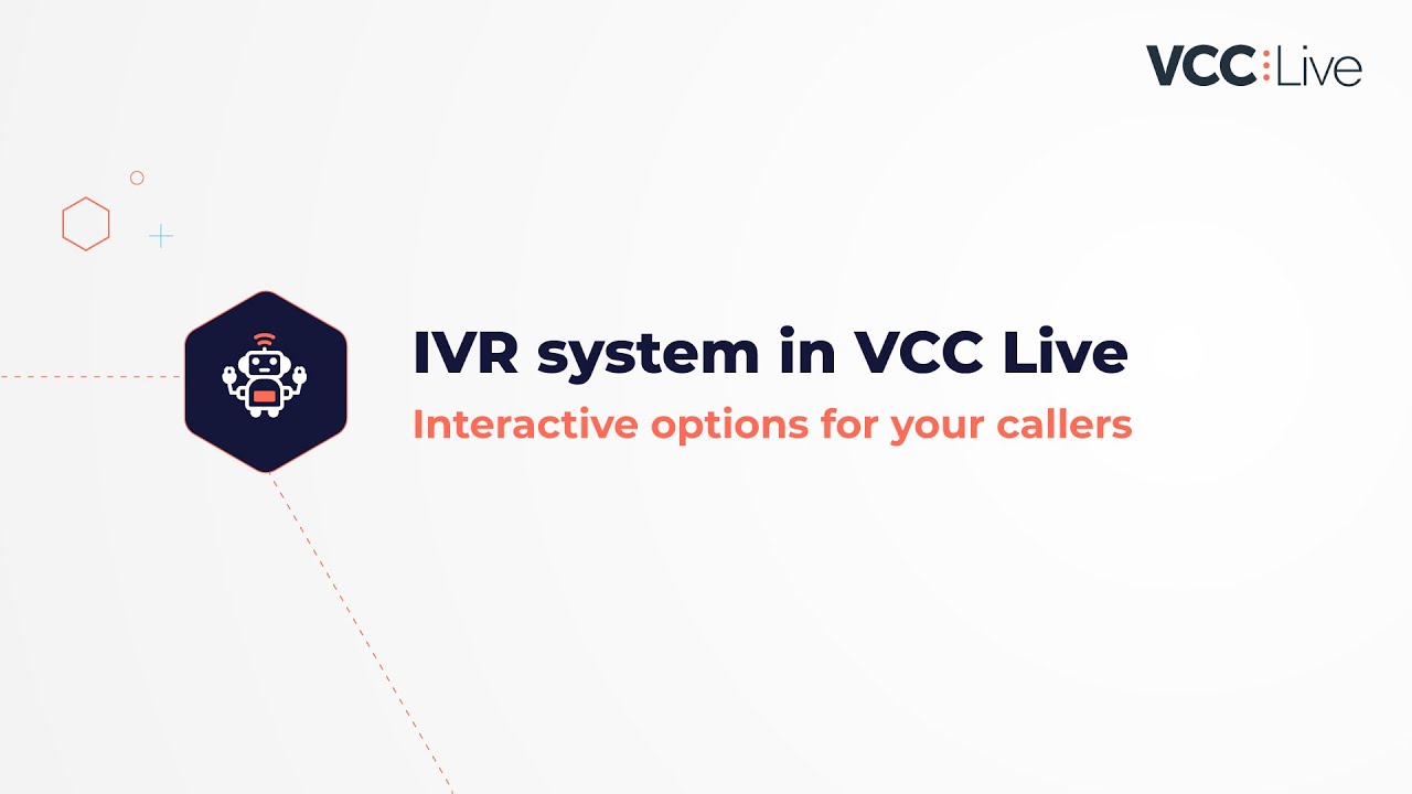 IVR system in VCC Live - interactive options for your callers - YouTube