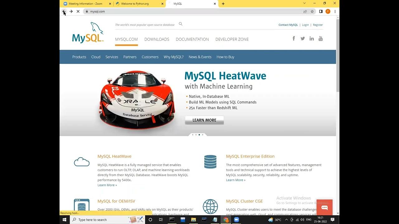 Django and Mysql download and setup latest version - YouTube