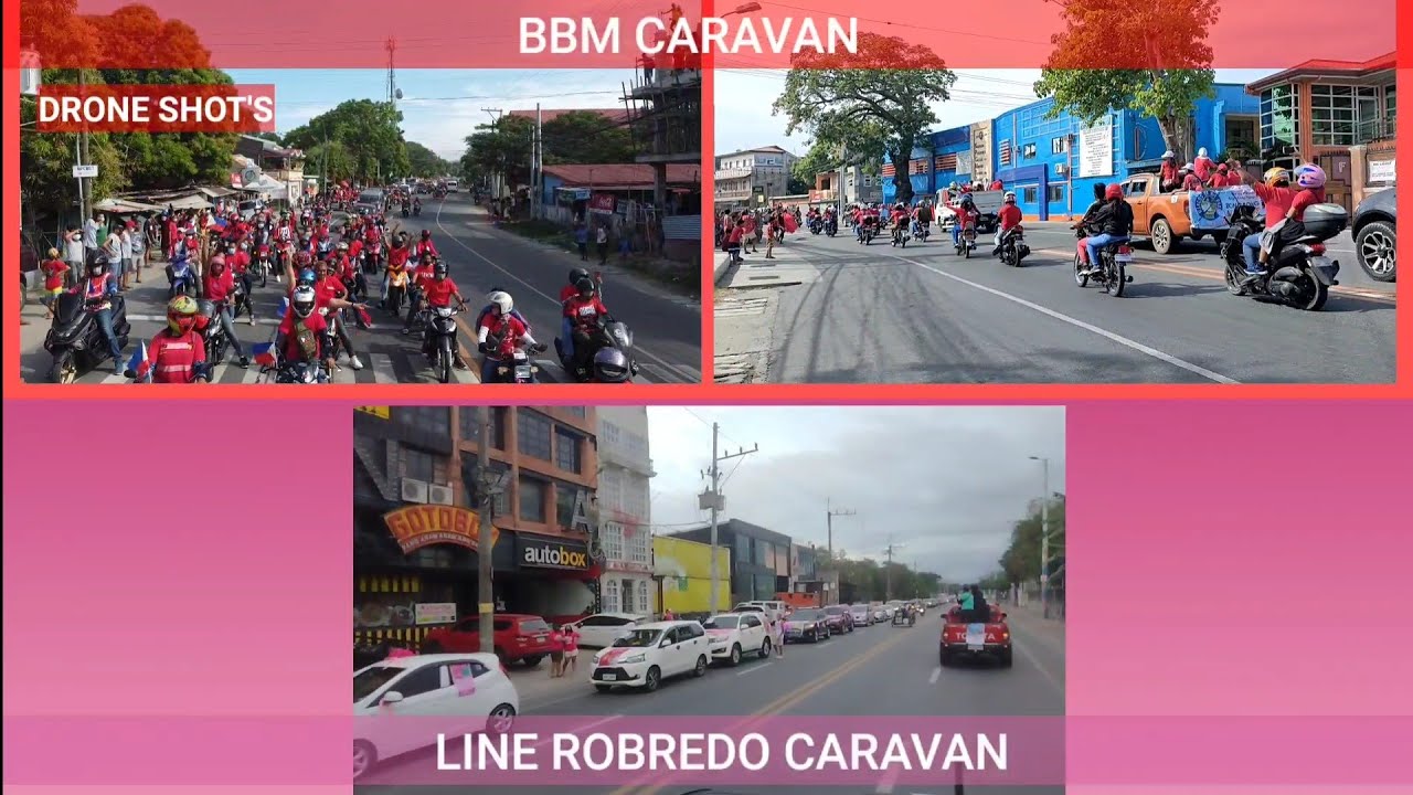 ANG PAG-HAHARAP NG BBM CARAVAN AT LENI ROBREDO CARAVAN PANOORIN 😱 - YouTube