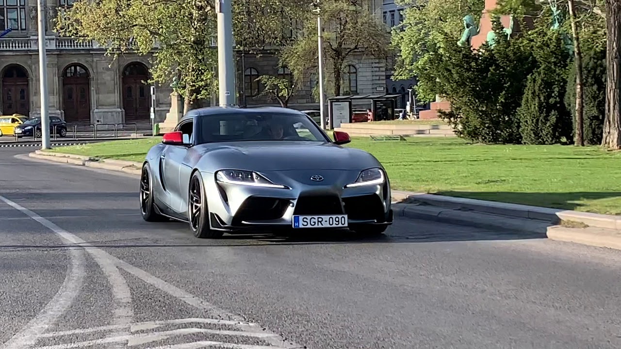 Toyota GR Supra CRAZY Pops & Bangs Exhaust Sound! - YouTube
