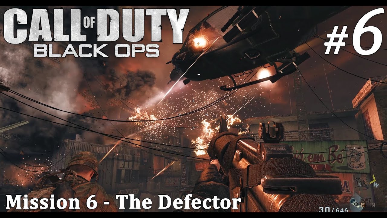 Call of Duty Black Ops - Mission 6 - The Defector - GTX 1060 Gameplay ...