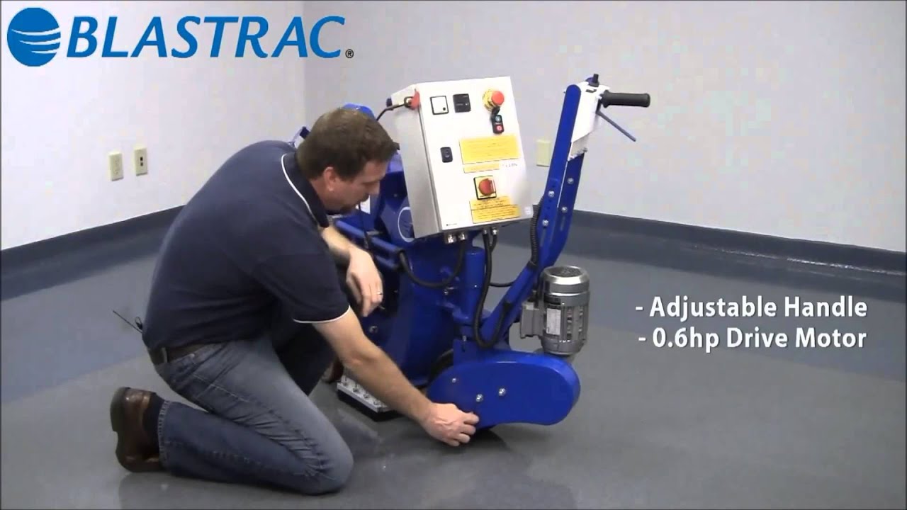 Blastrac 1-10DPS75 Shot Blaster - YouTube