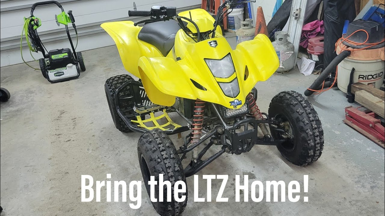 Showing off the New 2003 Suzuki LTZ 400 After Upgrades - YouTube