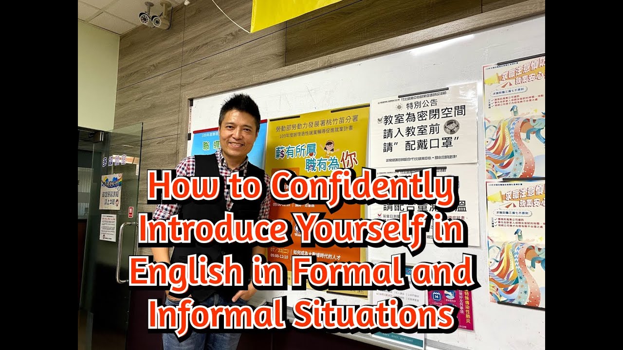 How to Confidently Introduce Yourself in English in Formal and Informal ...