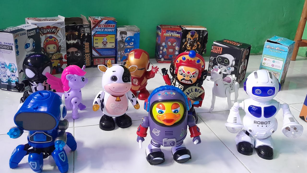 unboxing robot dance,robot goyang,robot mechanical warrior,robot dance ...