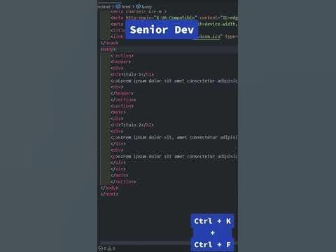 Como fazer indentação automática no VS Code. - YouTube