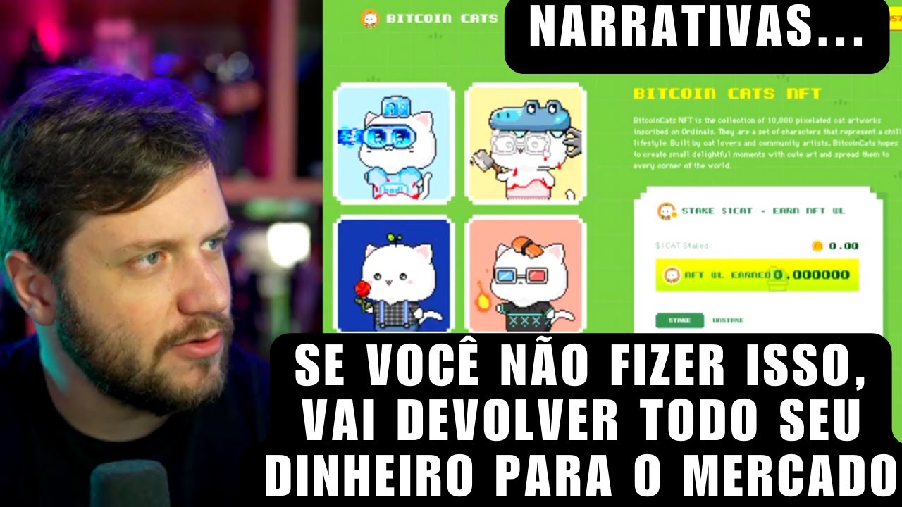 ESPECULANDO NARRATIVAS BITCOIN CATS NFT - YouTube