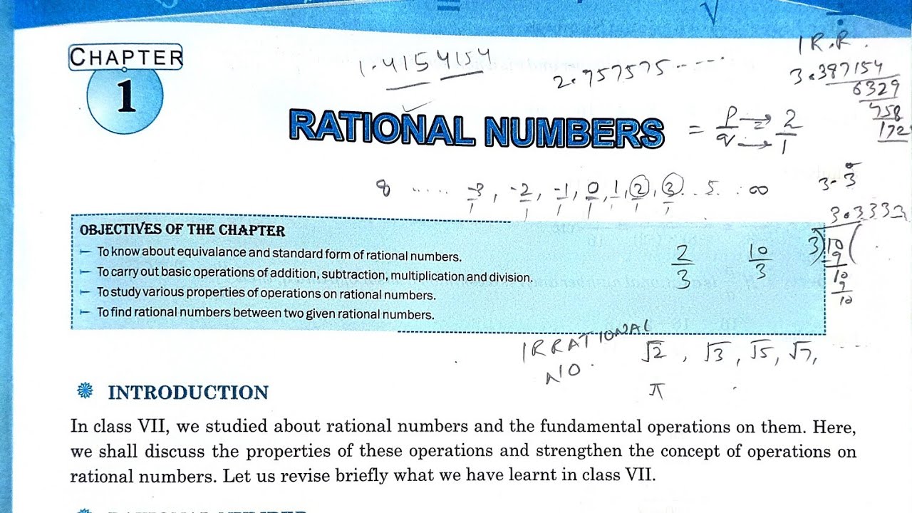 RATIONAL NUMBERS || SOLUTION IN SHORT|| KYA ZERO RATIONAL NUMBER HOTA ...
