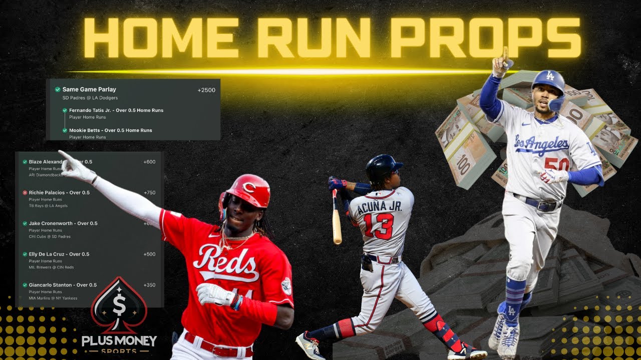 Home Run Props x Parlay April 19 - YouTube