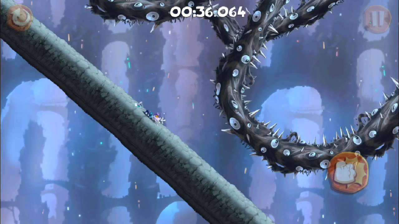 Rayman Fiesta Run Level 37 Crown Walkthrough - YouTube
