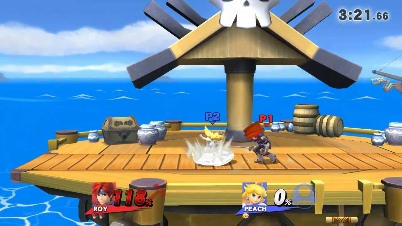 SSB4 Roy v Peach - YouTube