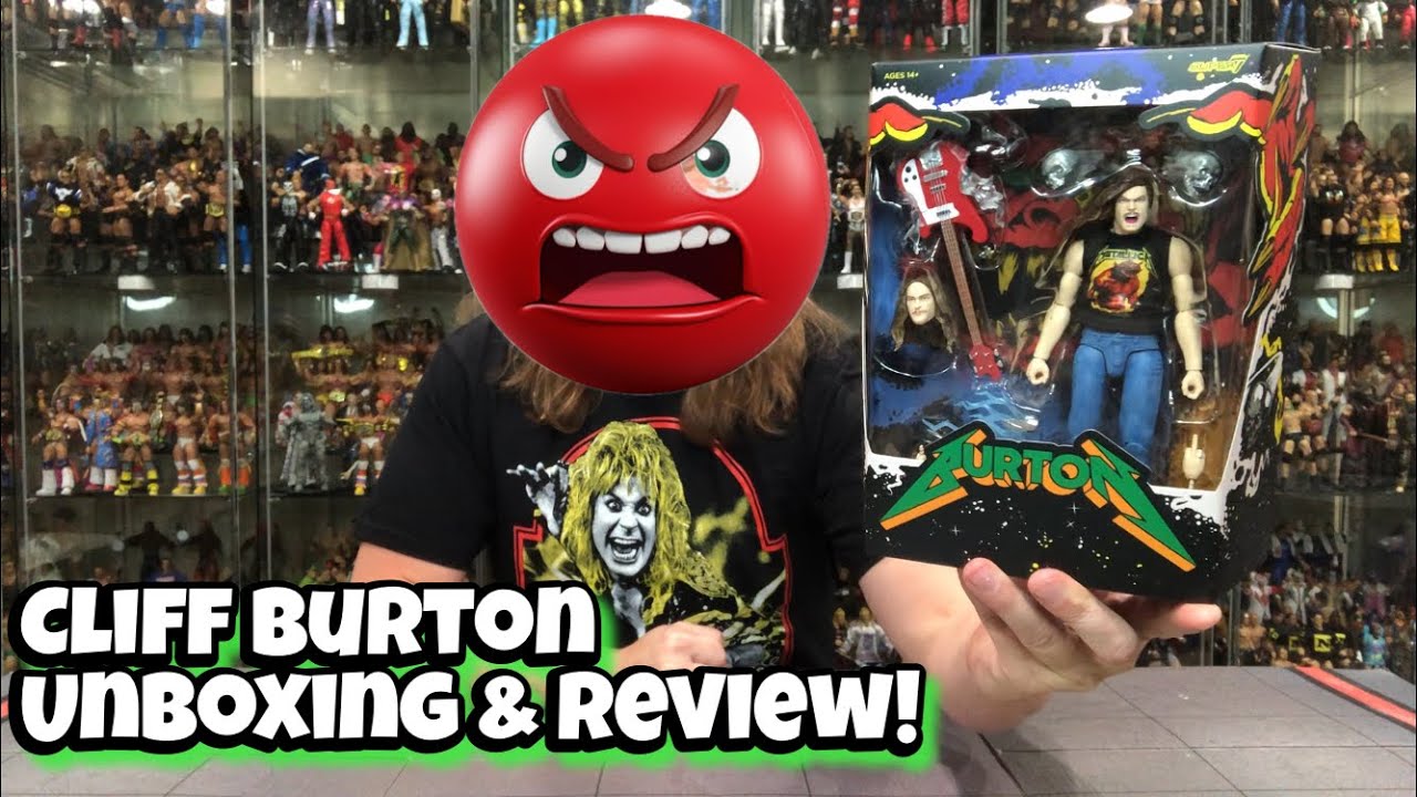 Cliff Burton Super 7 Ultimate Unboxing & Review! Nooooooo - YouTube