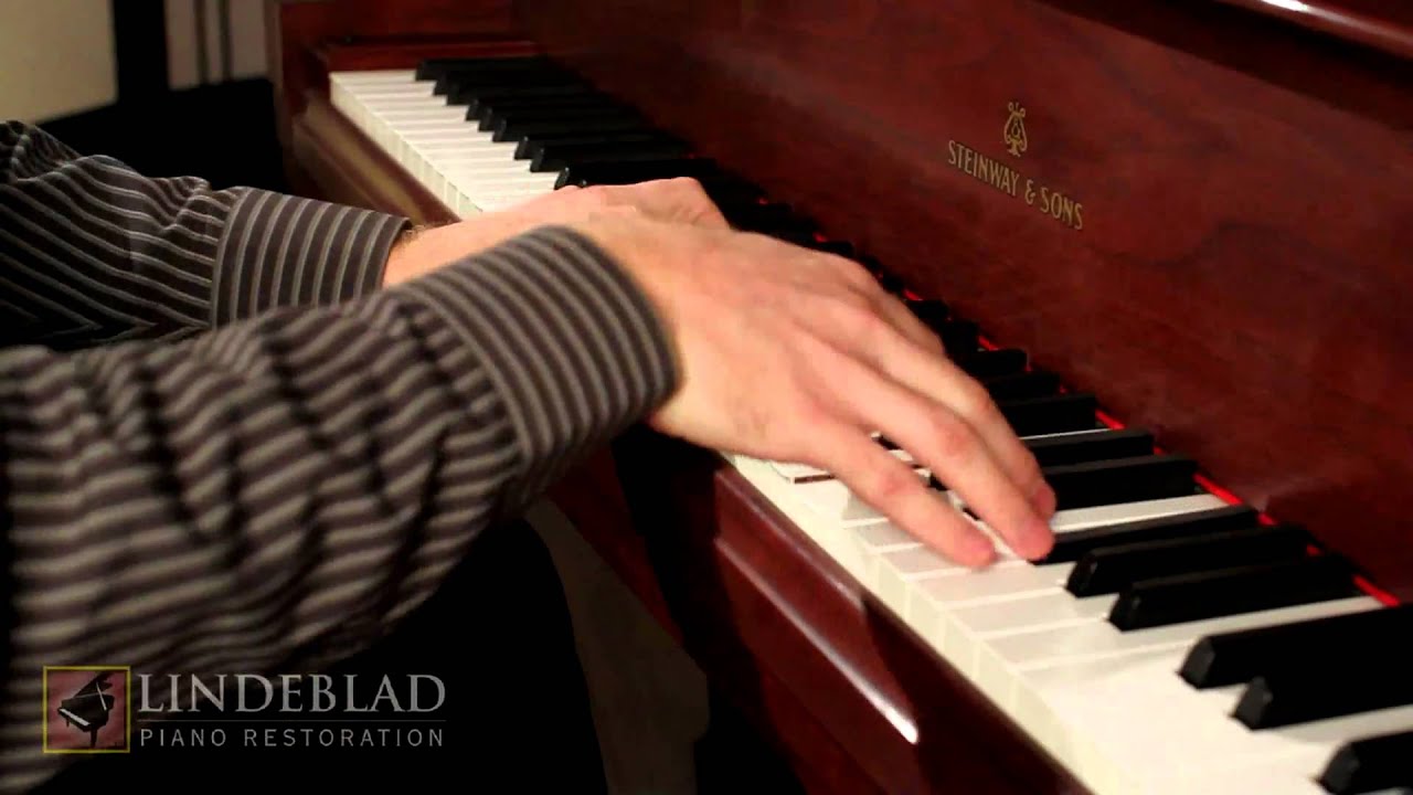 Lindeblad Piano - Restored 1938 Steinway Model M - YouTube
