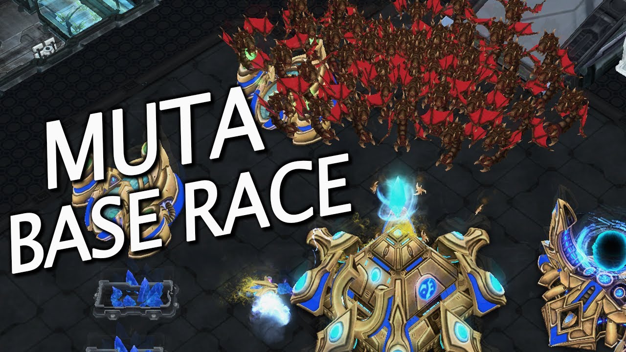 Muta BASE RACE against SKYTOSS | Grandmaster Zerg vs Protoss - YouTube