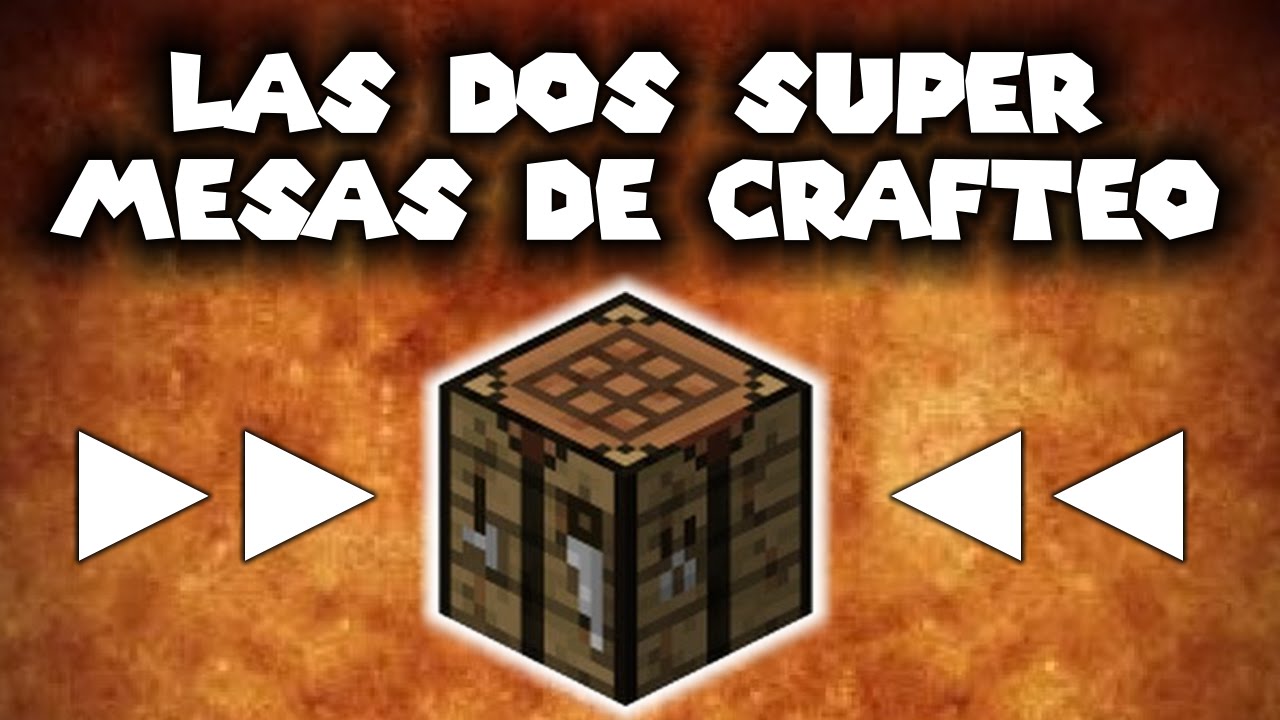 SUPER MESAS DE CRAFTEO - YouTube