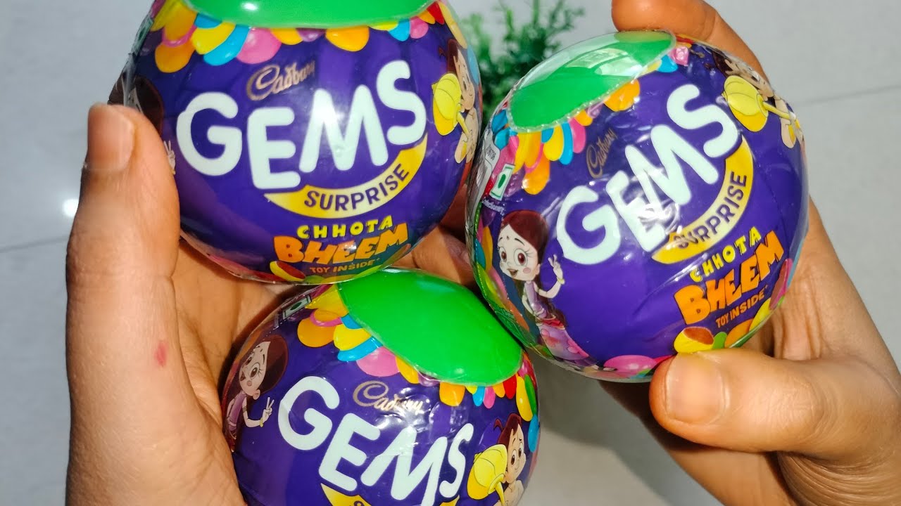 Cadbury gems surprise balls 🏀 - YouTube