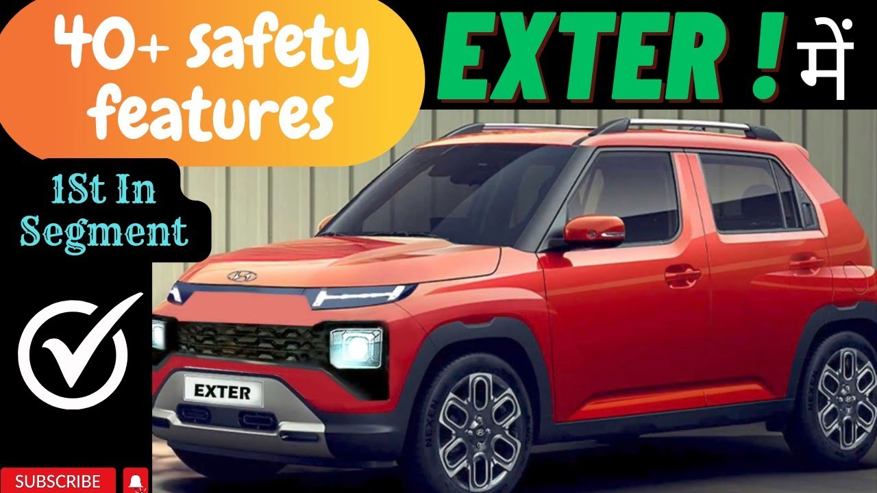 Safety Features of Hyundai Exter Revealed | 6 Airbags | dashcam - YouTube