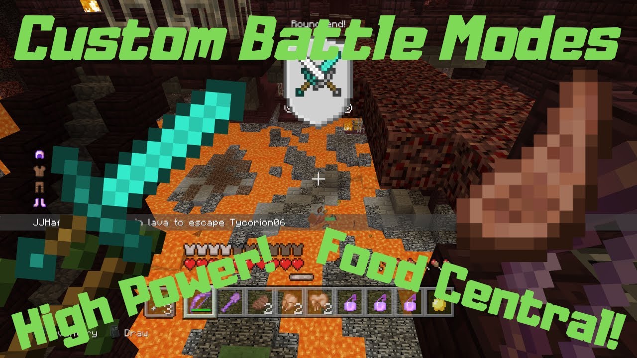 Minecraft - Mini Games - Custom Battle Modes - (18) - YouTube