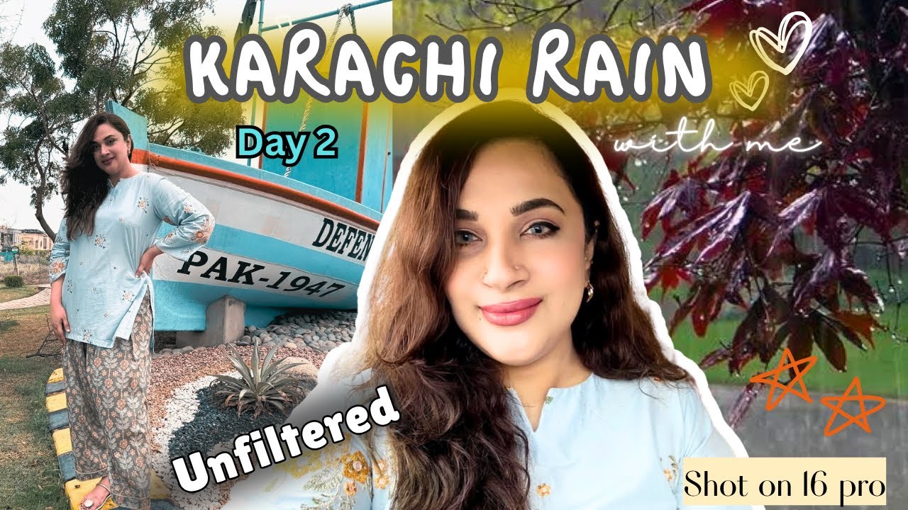 You Won't Believe the STUNNING Views of Karachi on a Rainy Day | Shot ...