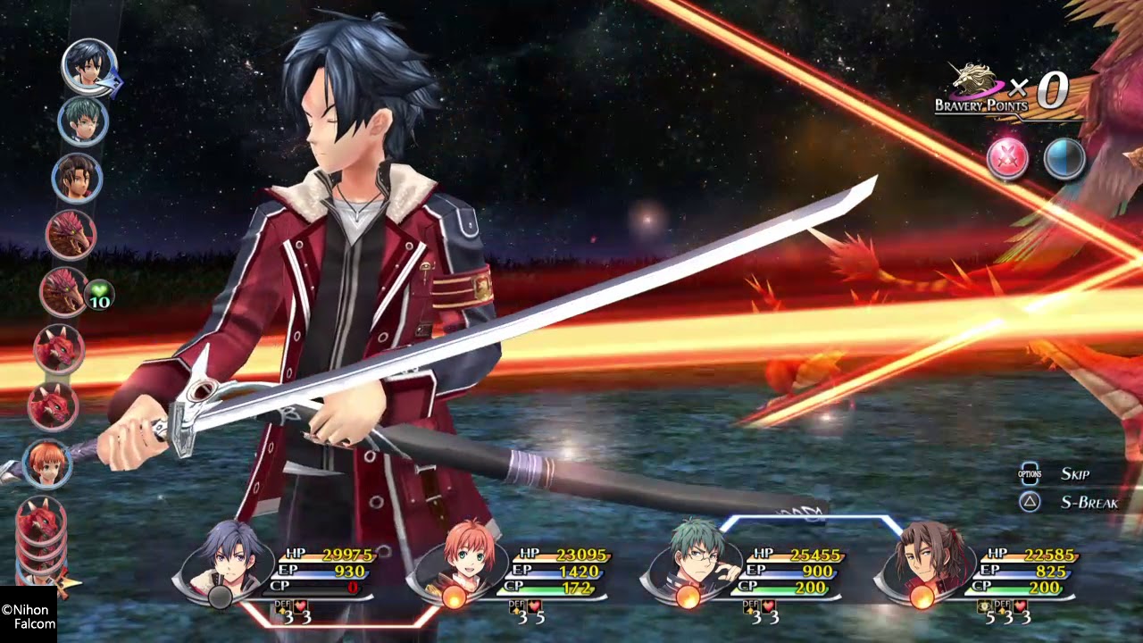 The Legend of Heroes: Trails of Cold Steel II - Rean S-Craft ...