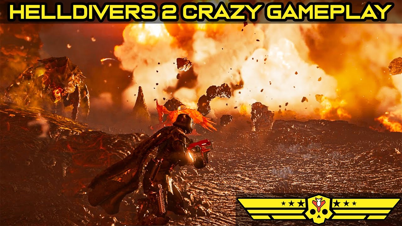 Helldivers 2 Crazy Gameplay SEEK & DESTROY - YouTube