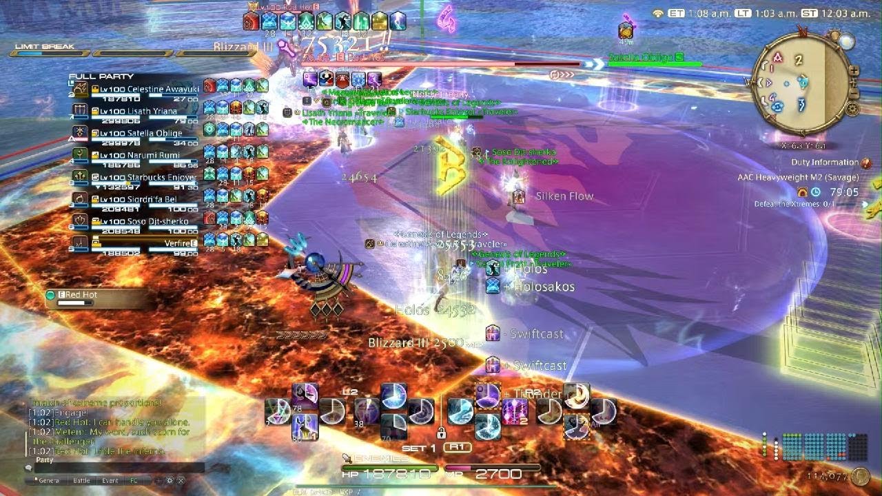 FFXIV M10S Clear BLM pov 2.40 GCD - YouTube