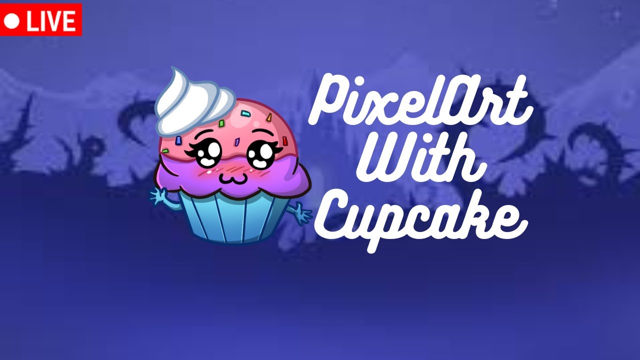 IRL - Pixel Art w/Cupcake - Pua (part 2) - YouTube