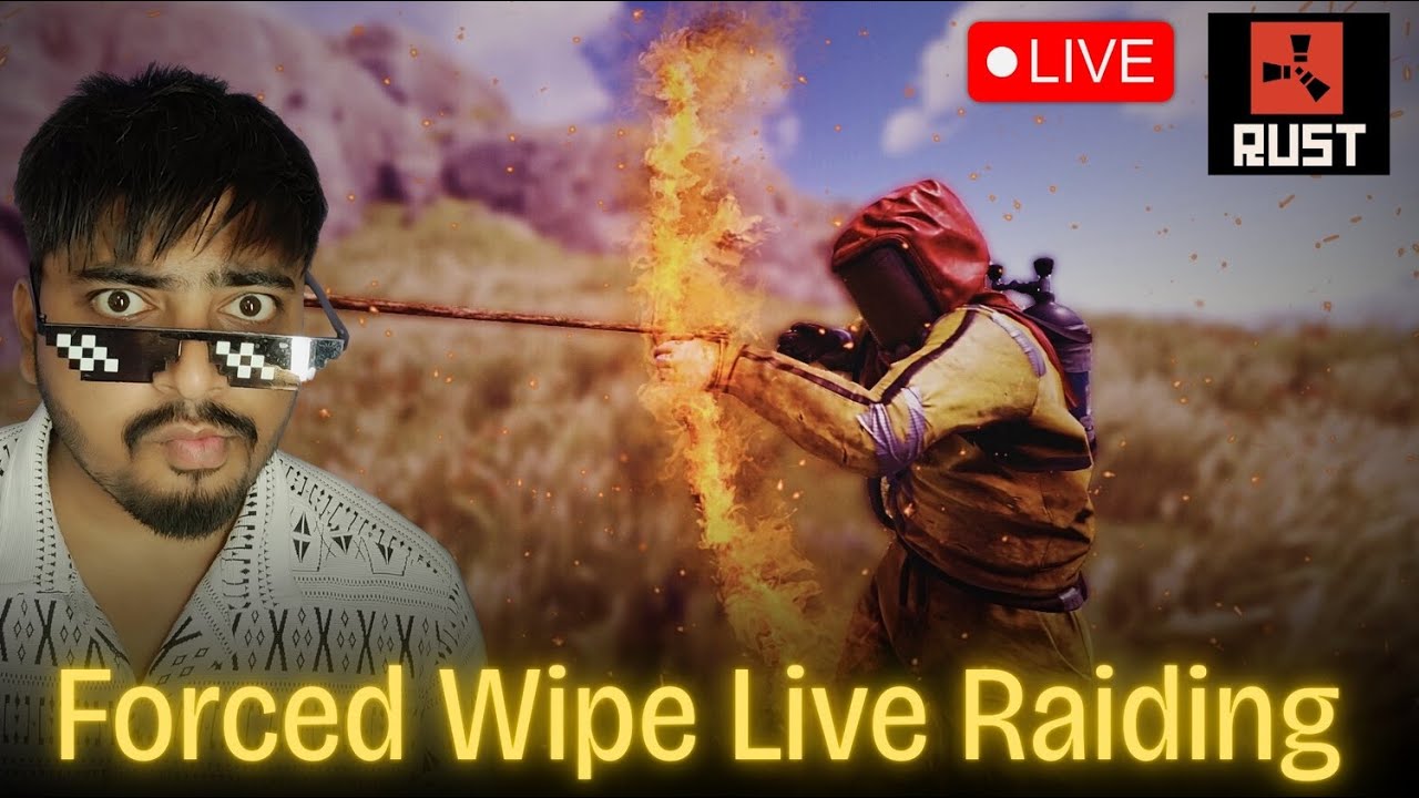 Rust Live India | FORCED WIPE #facecam #rustlivestream #rust #willjum ...