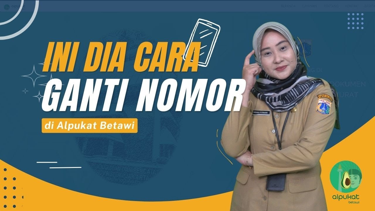 Ini dia cara ganti nomor Alpukat Betawi! - YouTube