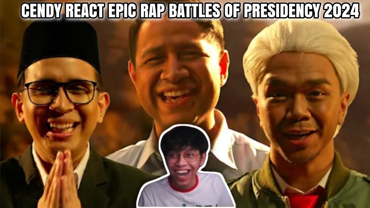 Crispy Cendy reaction epic rap battles of presidency 2024 - YouTube