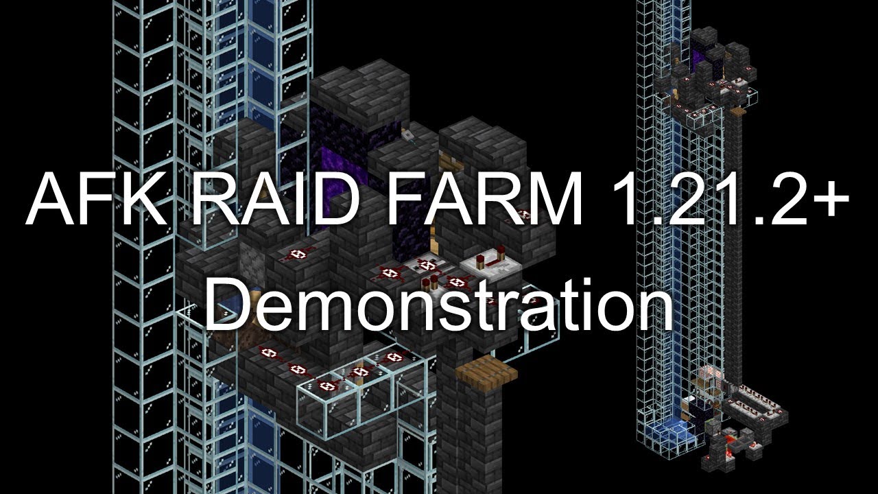 AFK raid farm (Java 1.21.2+) - YouTube