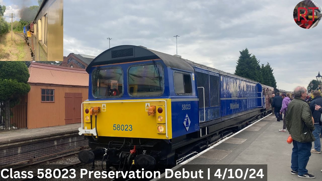 FIRST PASSENGER CLASS 58 IN 20 YEARS - 58023 Preservation Debut at ...