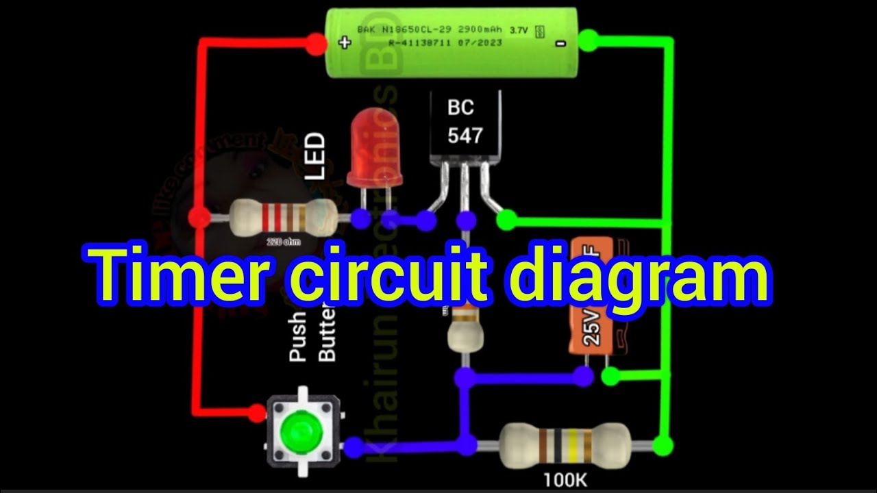 Timer Monostable Circuit diagram /Transistor delay timer # ...