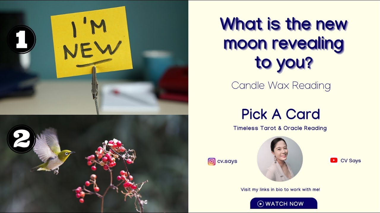 Pick A Candle🆕⌛️What is the new moon revealing to you 🤔#candlereading # ...