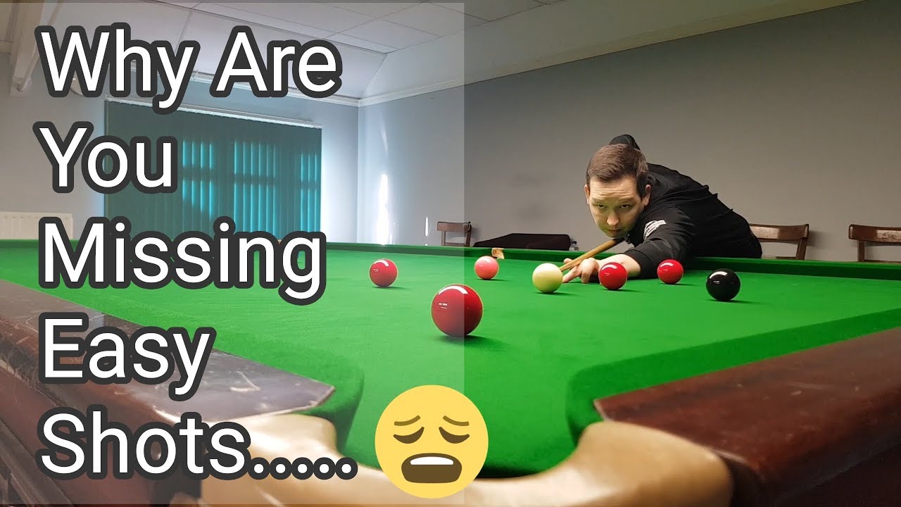 Why Are You Missing Easy Shots? - YouTube