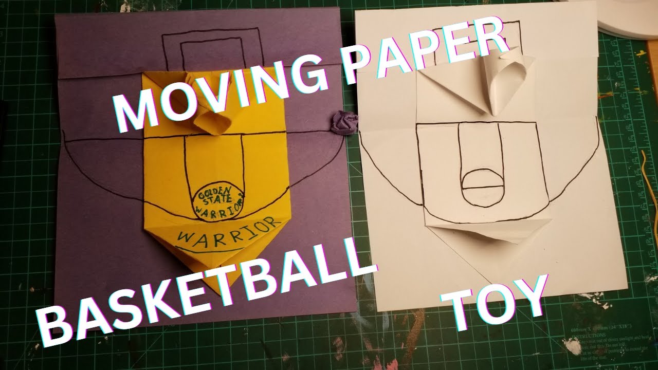 Origami Basketball Paper Toy - YouTube