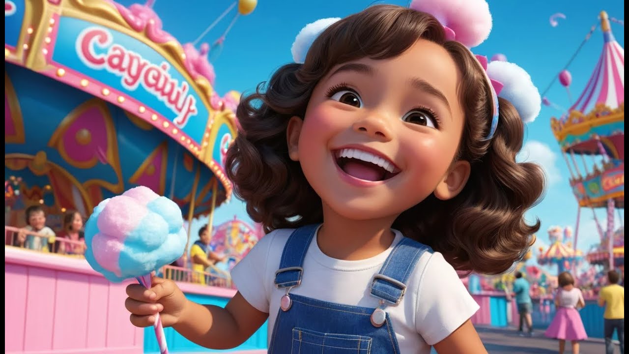 Cotton Candy, Sweet and Light Delight | Fun Candy Song for Toddlers ...