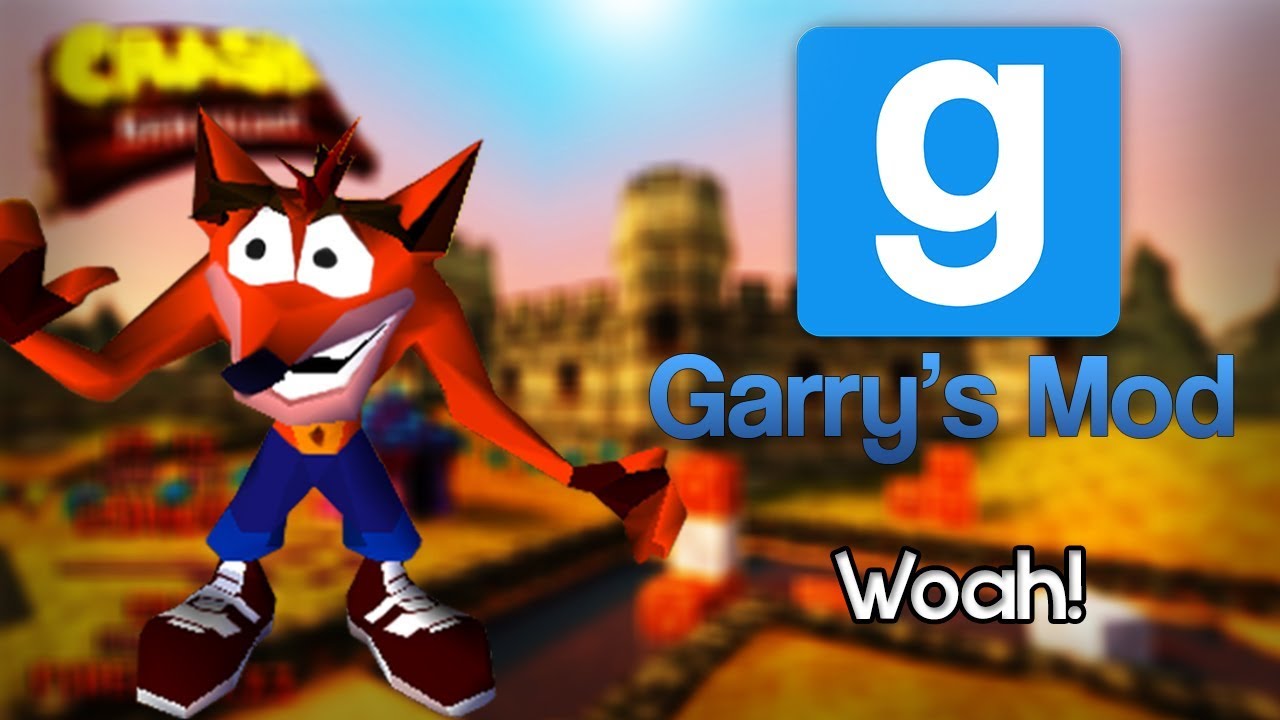 WOAH! || Garry's Mod (GMod) Deathrun Crash Bandicoot Map Funny Moments ...