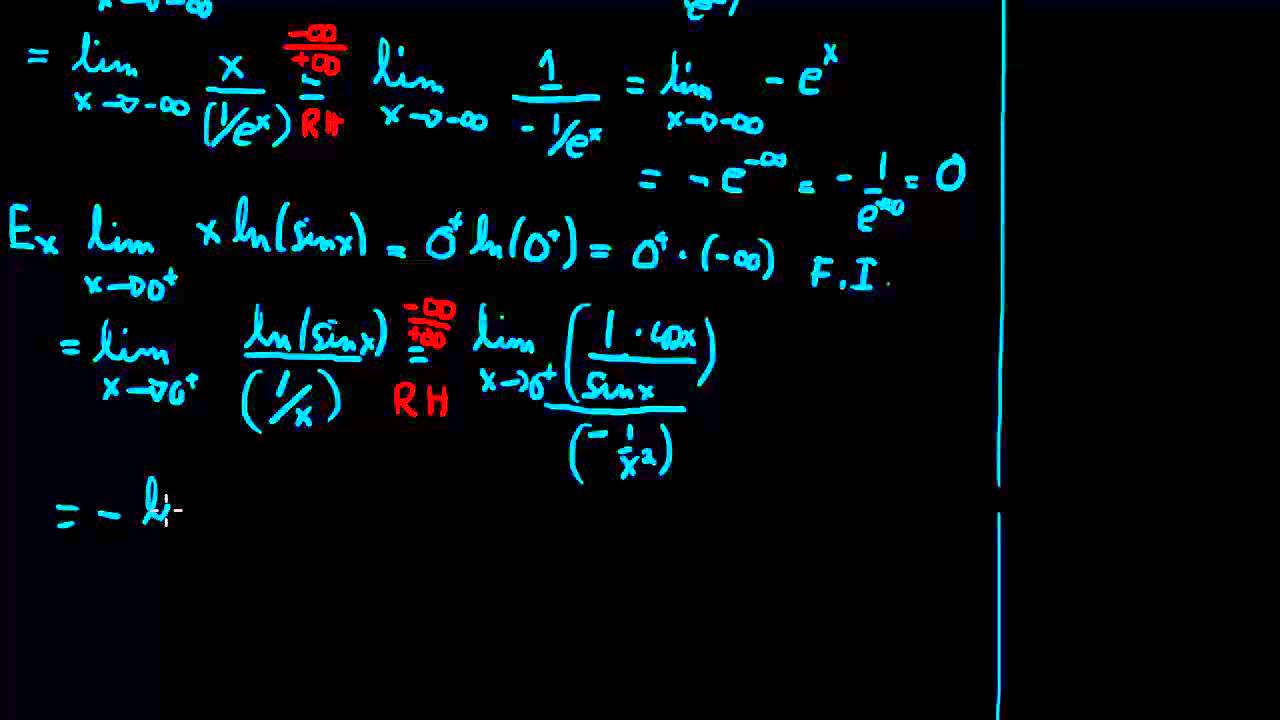 Règle de l'Hospital - partie 3 (3 de 61) - YouTube