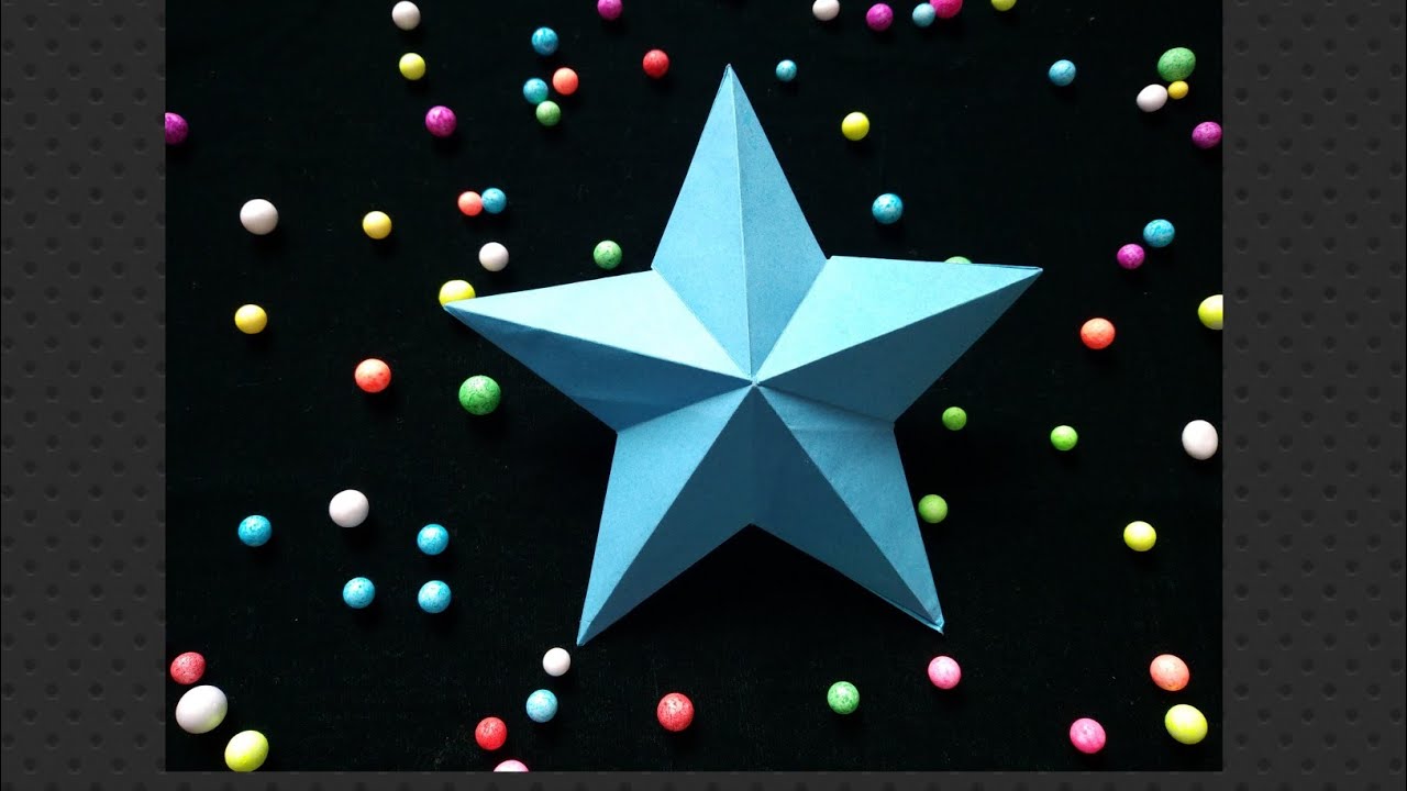 #3D stars#Easy way to make a 3D star#christmas decoration ideas# - YouTube