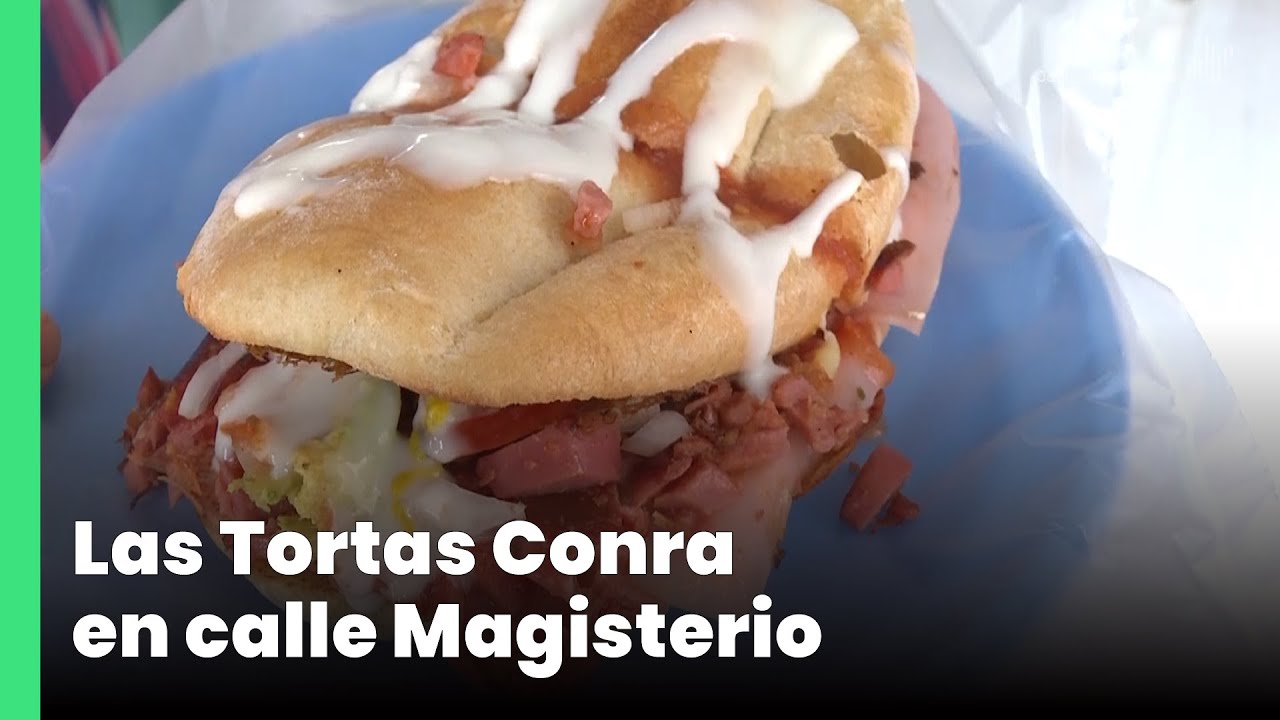 Las Tortas Conra en calle Magisterio | Jalisco Noticias - YouTube
