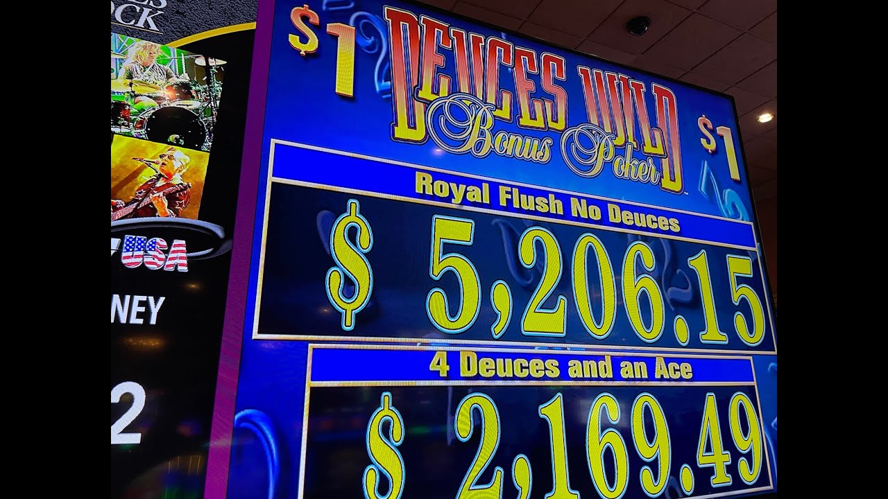 Video Poker: Deuces Wild Bonus Poker Progressive Session! Dollar ...