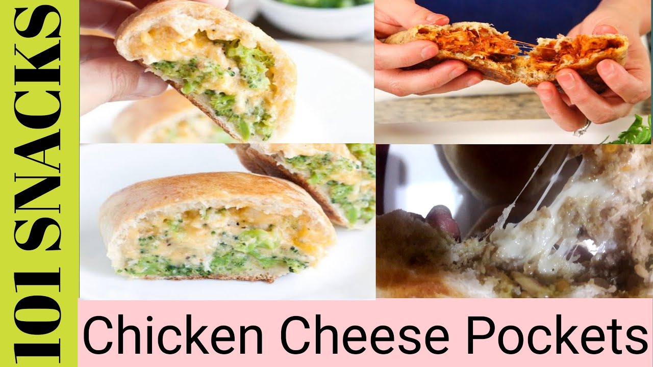 Chicken Cheese stuffed pockets by 101 Snacks |101 Snacks| Easy to make ...