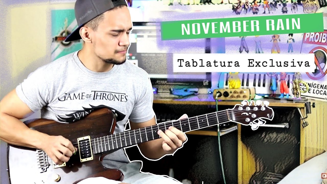 NOVEMBER RAIN | Guns N' Roses - Solo Slash Tablatura Exclusiva do Mês ...