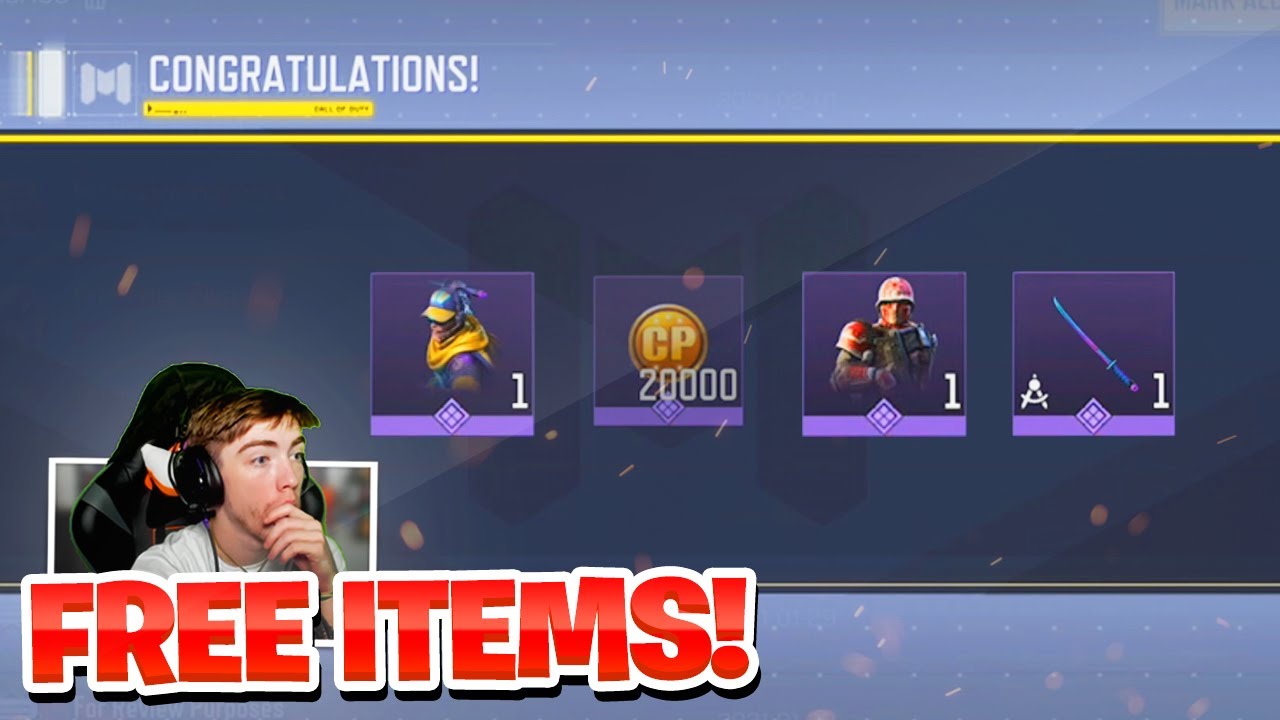 5 Free Items Unlocked In Call Of Duty Mobile Season 2! (20,000 COD ...