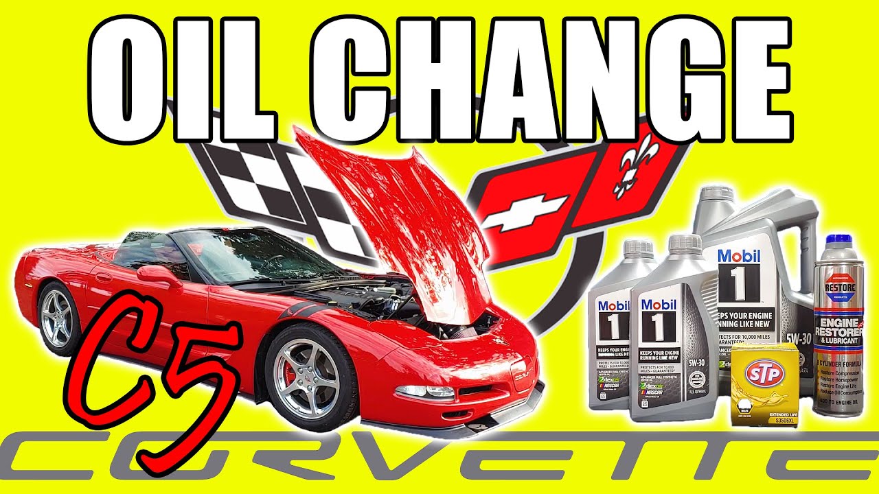 Oil & Filter Change - C5 Corvette 1997-2004 - YouTube