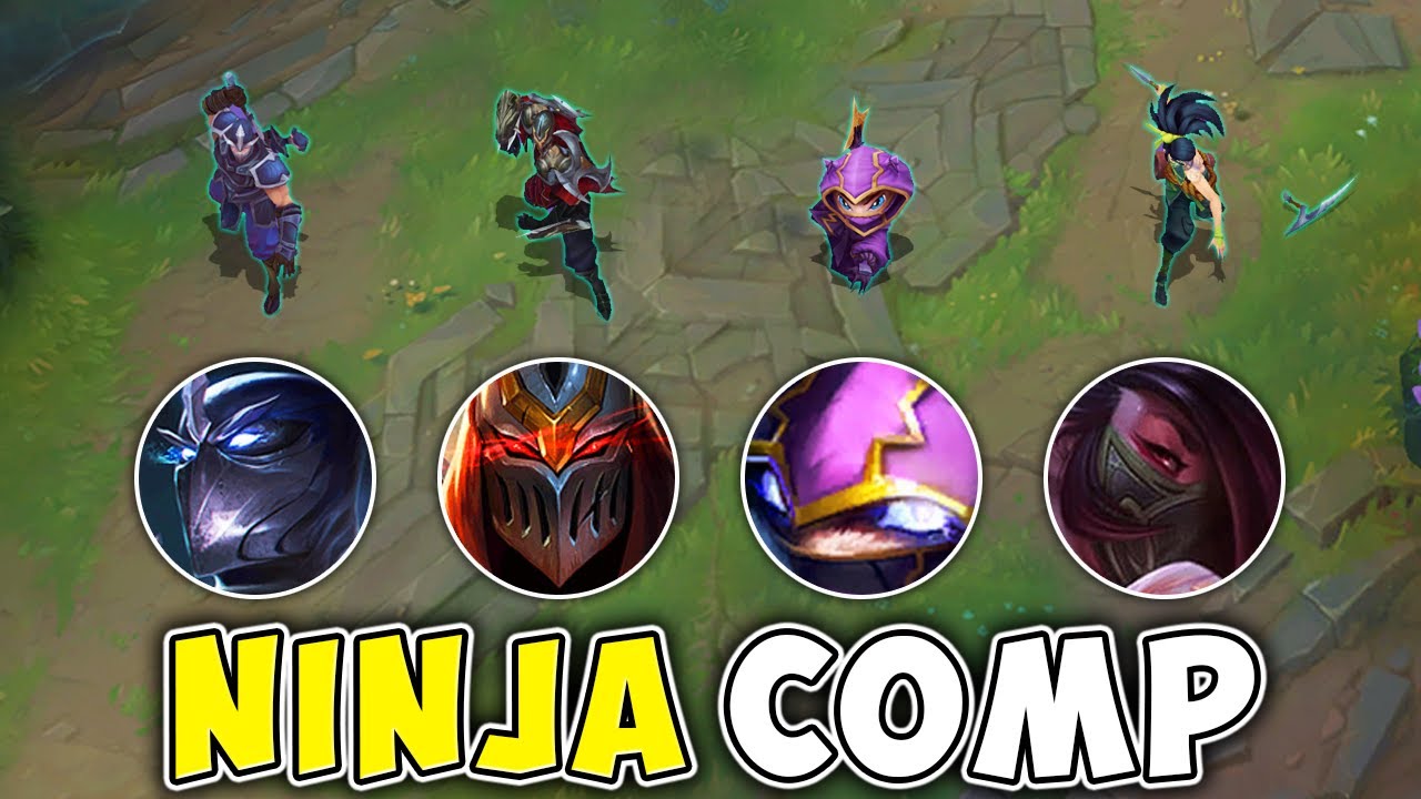 WE PLAYED ALL 4 NINJAS ON ONE TEAM! (AND IT WAS ACTUALLY OP) - YouTube